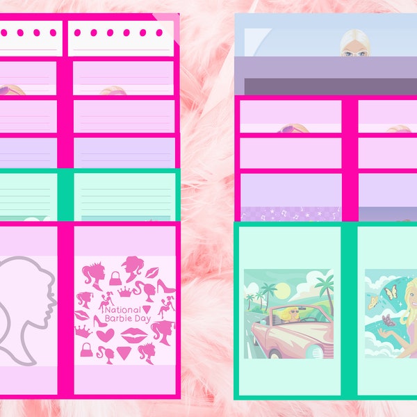 Barbie Junk Journal Printable - Etsy