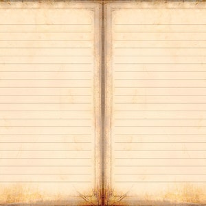 Blank/lined Journal Pages, Junk Journal Basic Papers, Printable Shabby ...