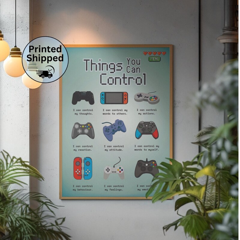 Control Game Poster - Etsy