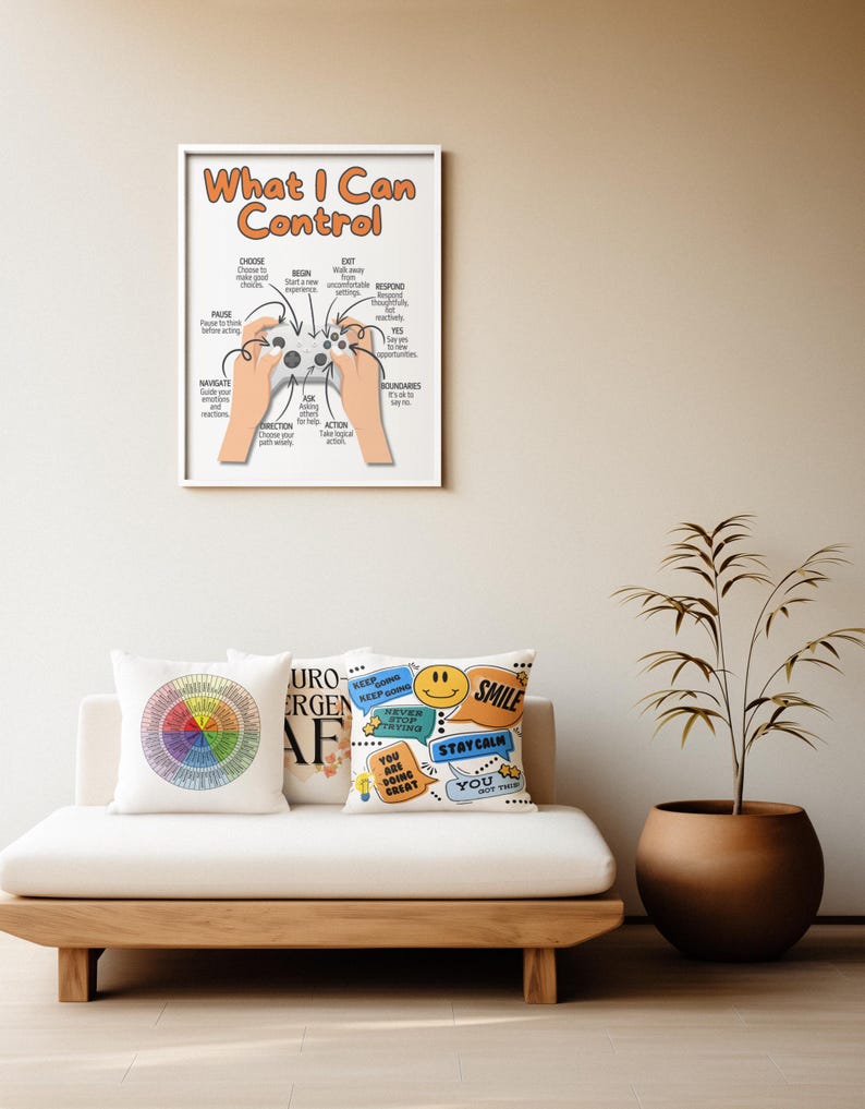 Classroom Decor Control Poster What You Can Control Sign for Social ...