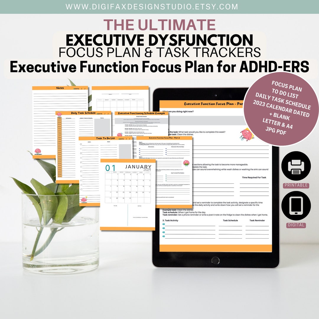 Decision Making Template Executive Function Worksheets for ADHD Task ...