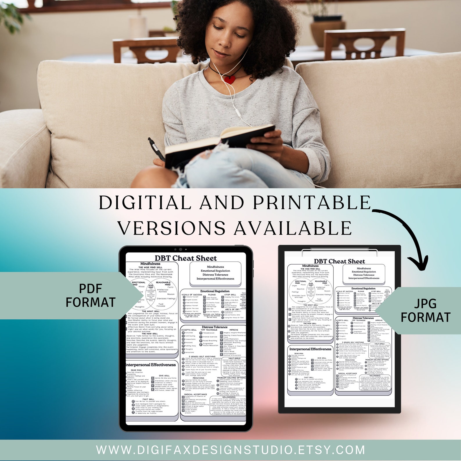 Borderline BPD Growth Mindset Skills Sheet for Occupational Therapy ...