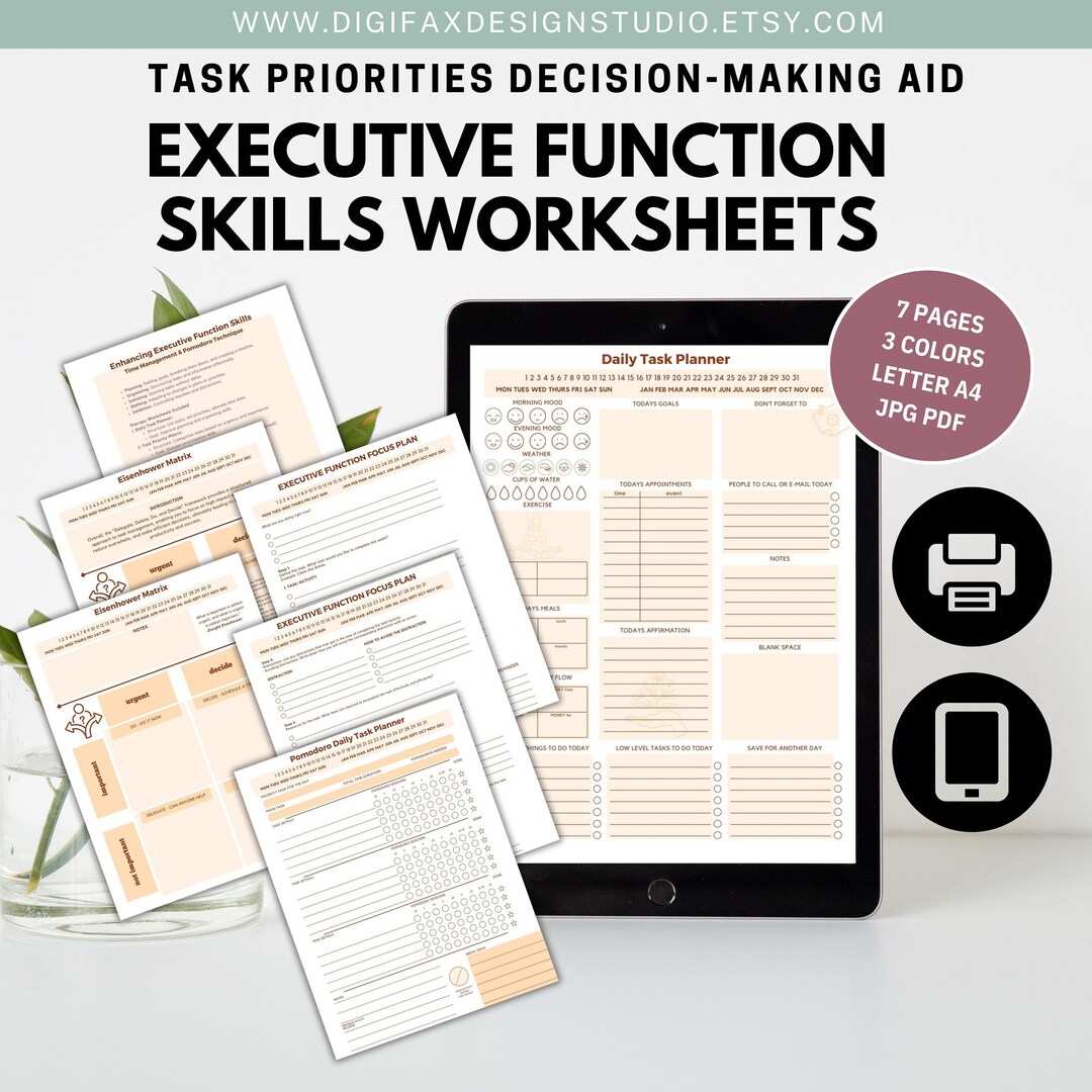 Decision Making Workbook Making a Decision Aid Premium Executive ...