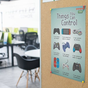 Control Poster & Mental Health Decor - Zones of Regulation Therapy ...