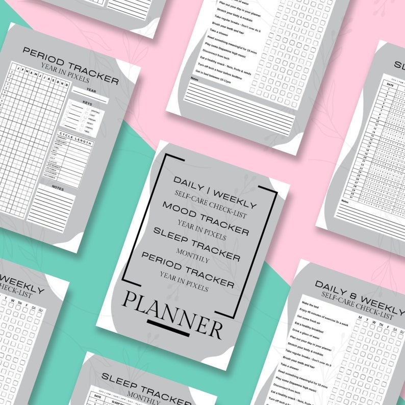 Mood Tracker Printable Mood Tracker Journal Period Tracker - Etsy