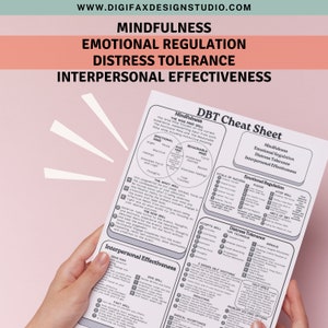 DBT Cheat Sheet Printable for Borderline Personality Wise Mind ...