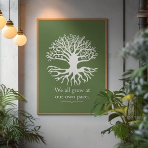 Occupational Therapy Sage Green Wall Art Therapy Office Decor for ...