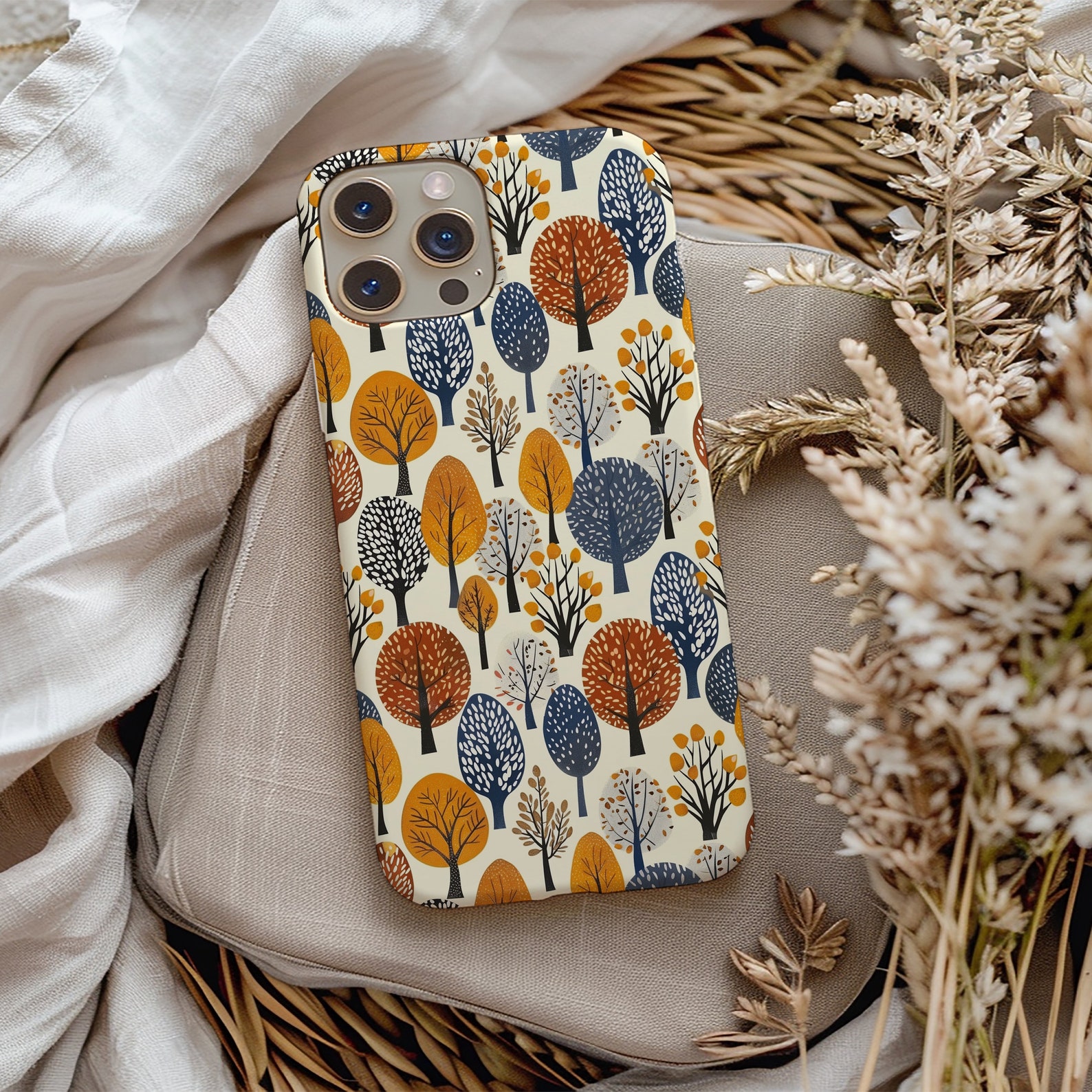 Fall Trees Phone Case | iPhone 16 15 14 13 Pro Max Case | Pixel ...