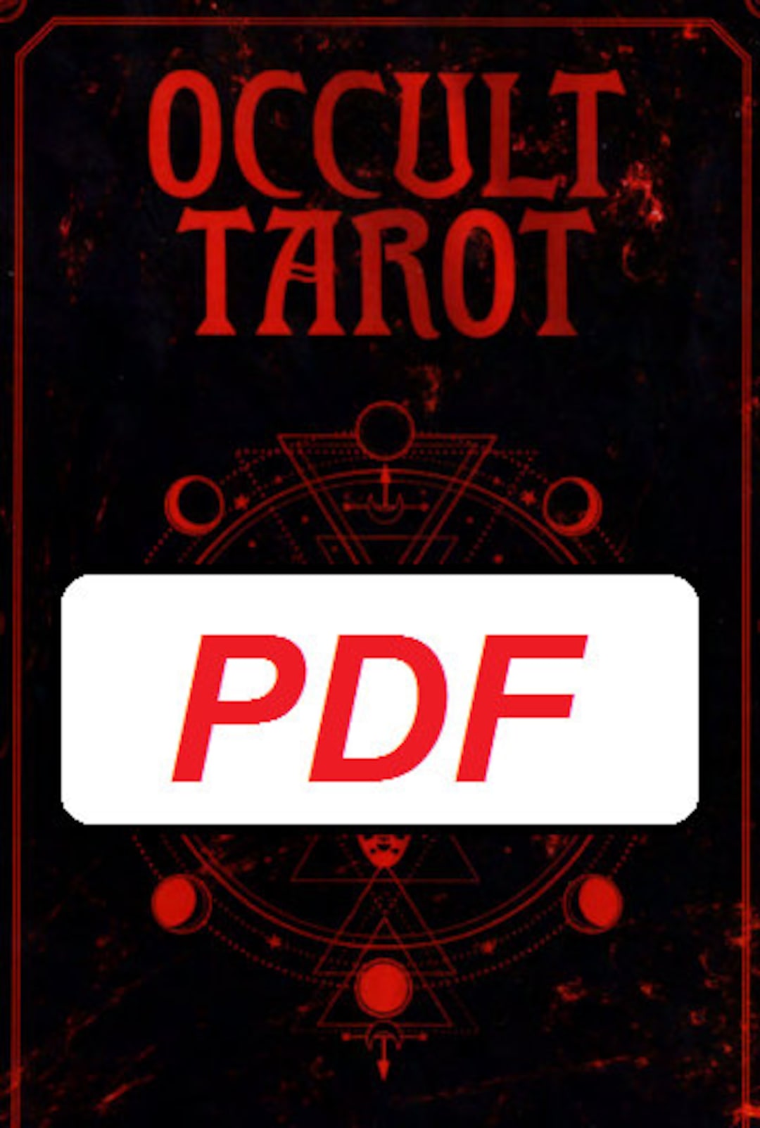 Occult Tarot PDF Digital Guidebook Booklet Download, Quick Digital Pdf ...