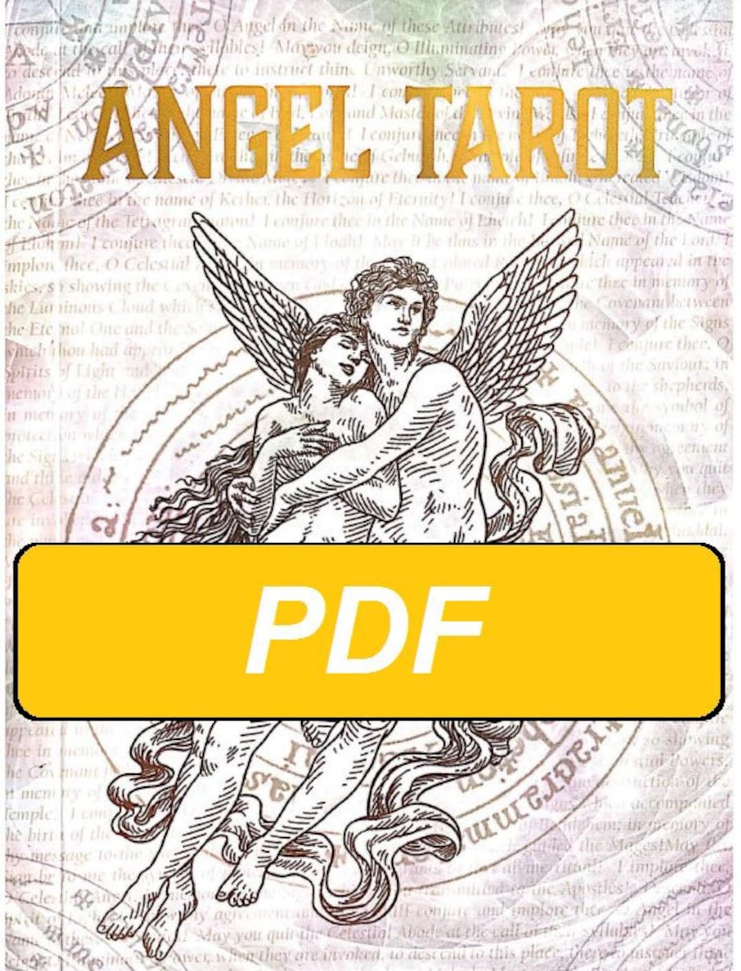 Angel Tarot PDF Digital Guidebook Booklet Download, Quick Digital Pdf ...