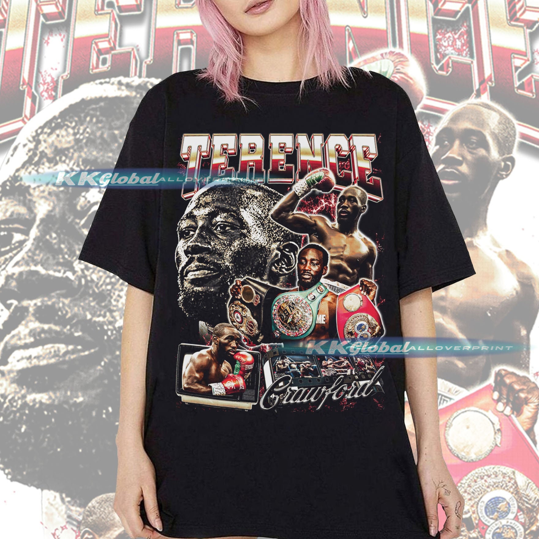 Vintage Bootleg Style Terence Crawford Shirt Terence Crawford - Etsy