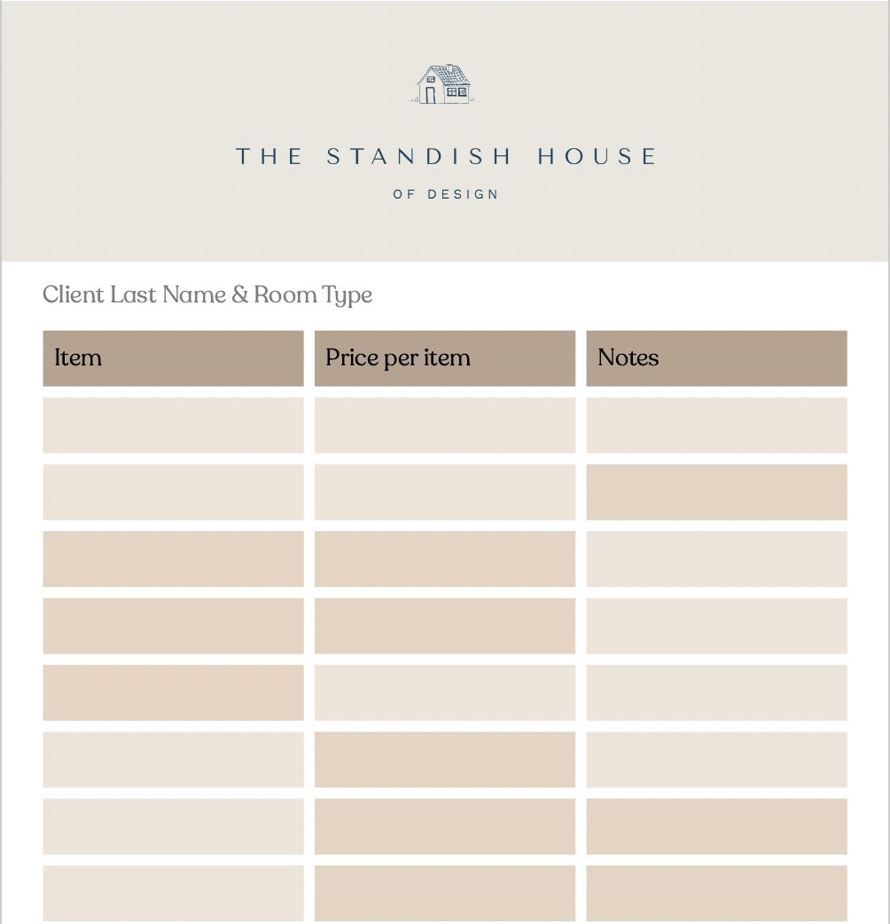Interior Designer Starter Kit - Etsy