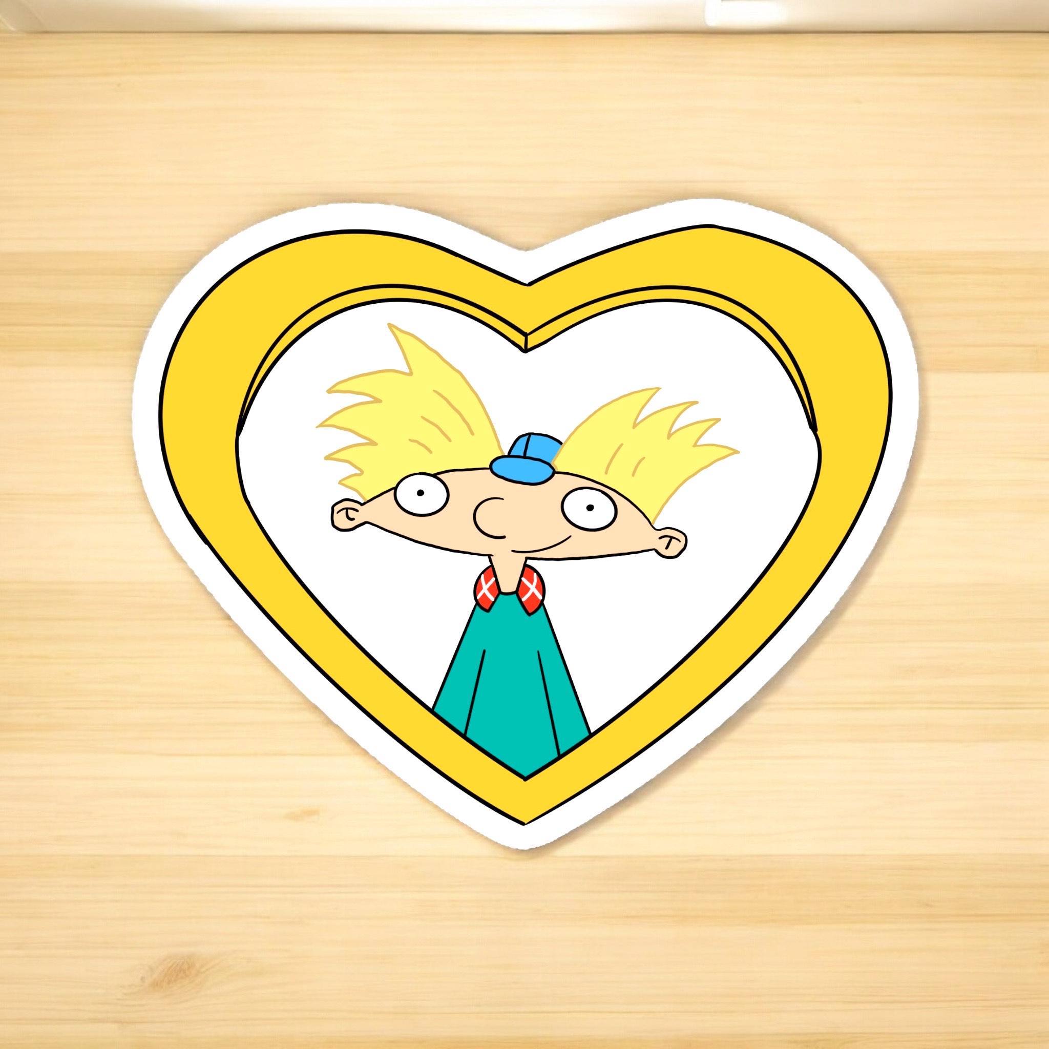 Hey Arnold - Helga’s Locket Waterproof 3'' Sticker - Etsy