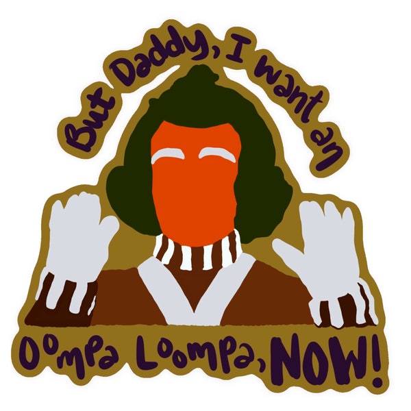 Oompa Loompa Stickers - Etsy