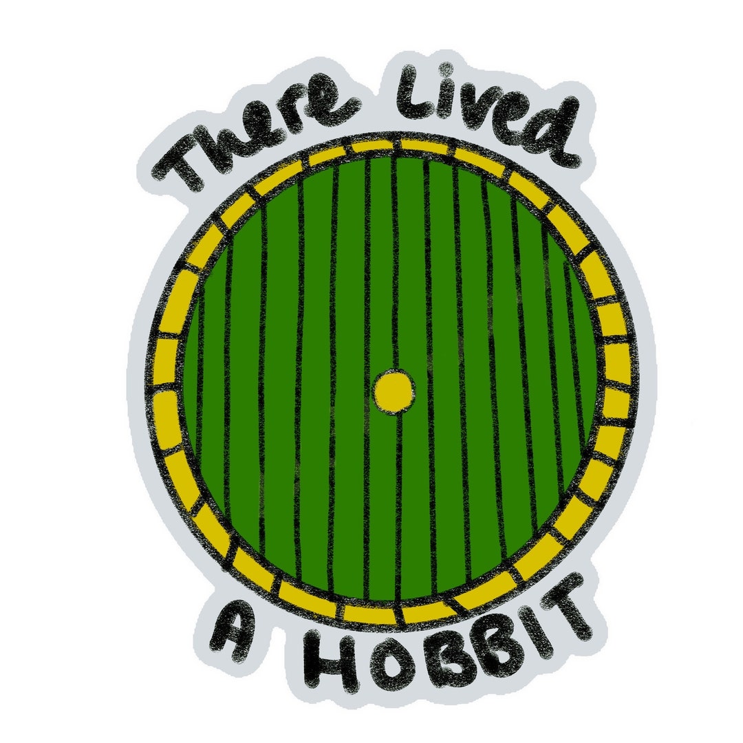 LOTR Hobbit Door Waterproof 3'' Sticker - Etsy