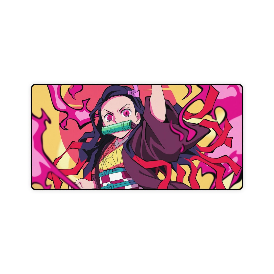 Nezuko Demon Slayer Anime Desk Mat Mousepad 31.5 X - Etsy