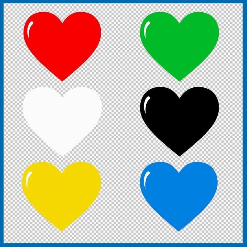 Hearts Clipart Transparent - Etsy