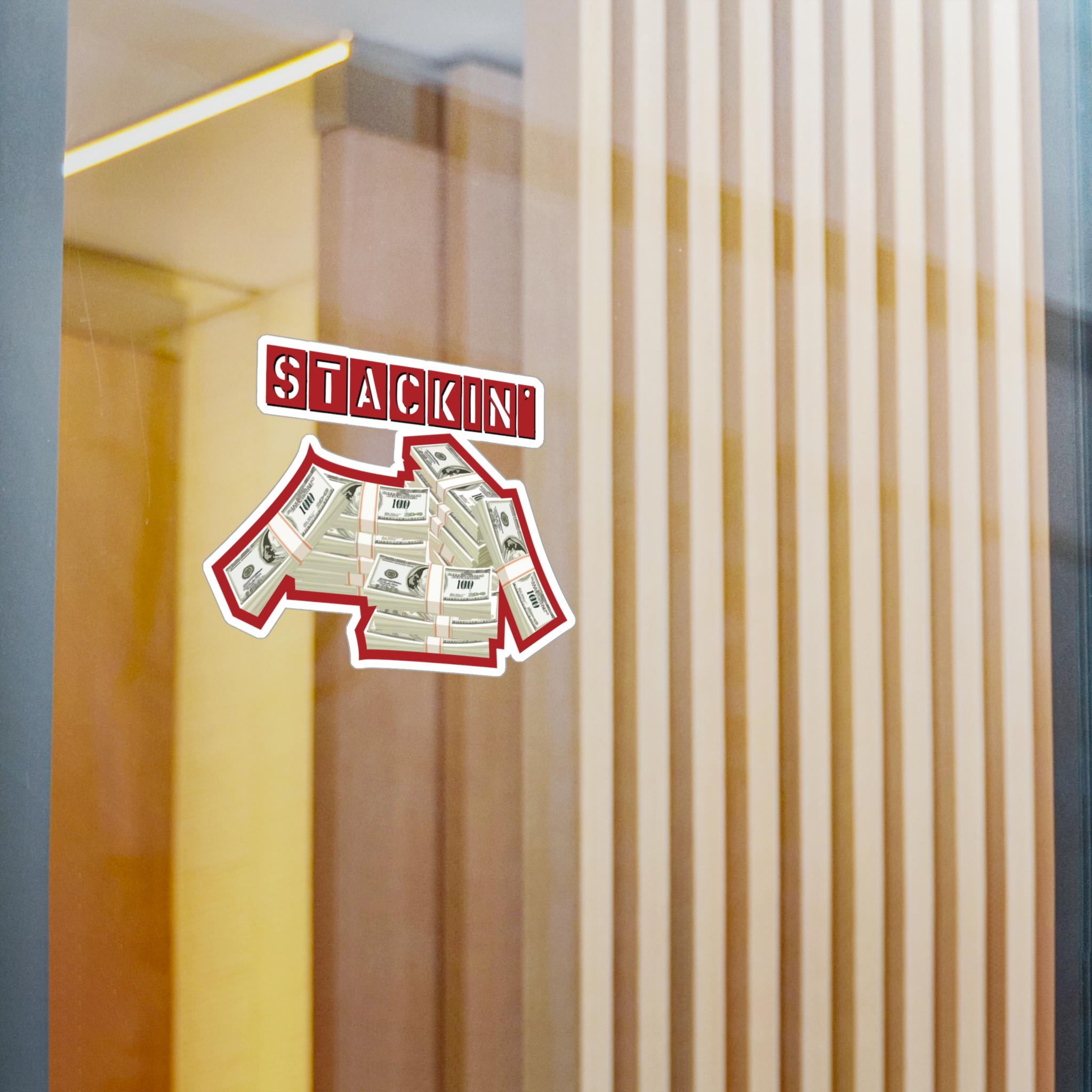 Stackin Money Vinyl Decal | Stacking Your Money Sticker | Money Lover ...