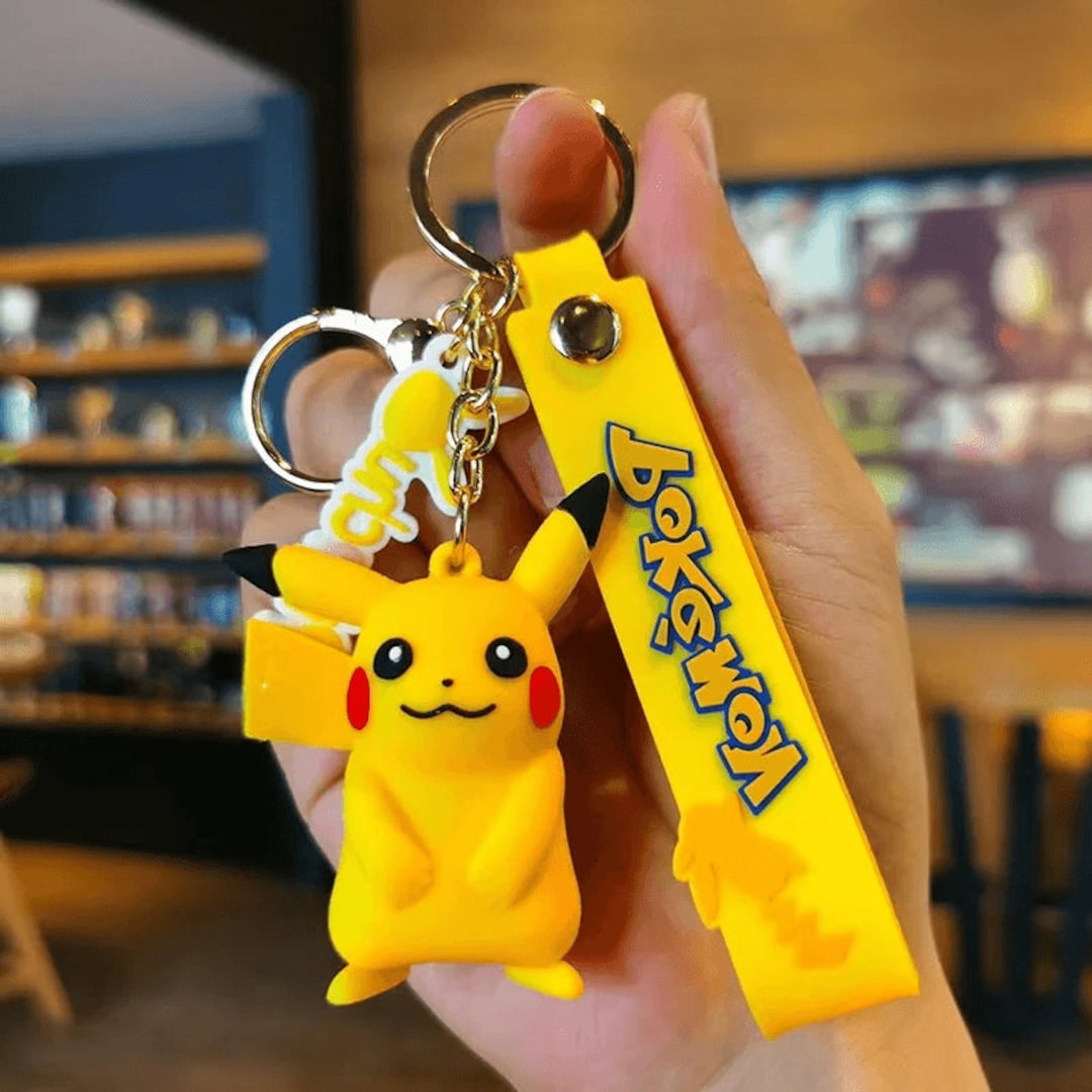 Pokemon Pikachu Anime Keychain Pokemon Charmander Anime - Etsy
