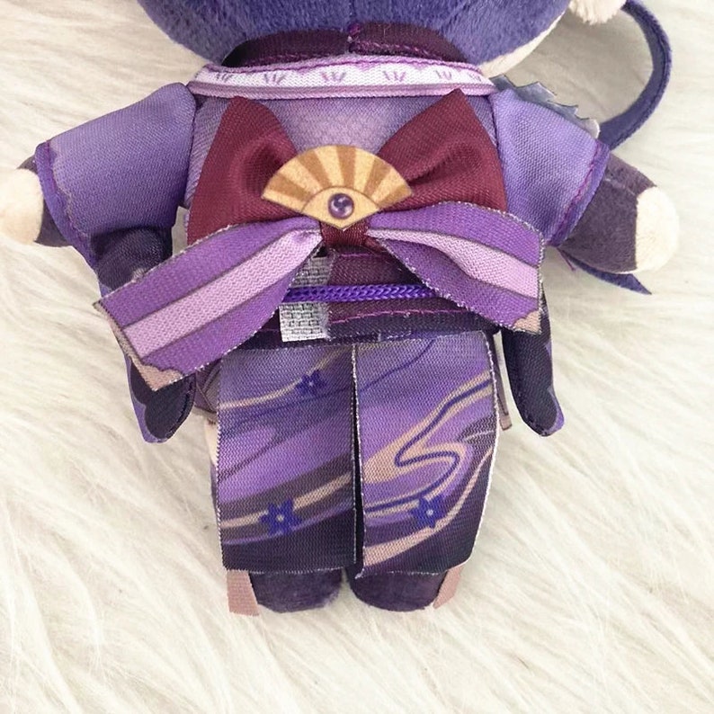 Anime Game Genshin Impact Raiden Shogun Plush Doll Pillows - Etsy Australia