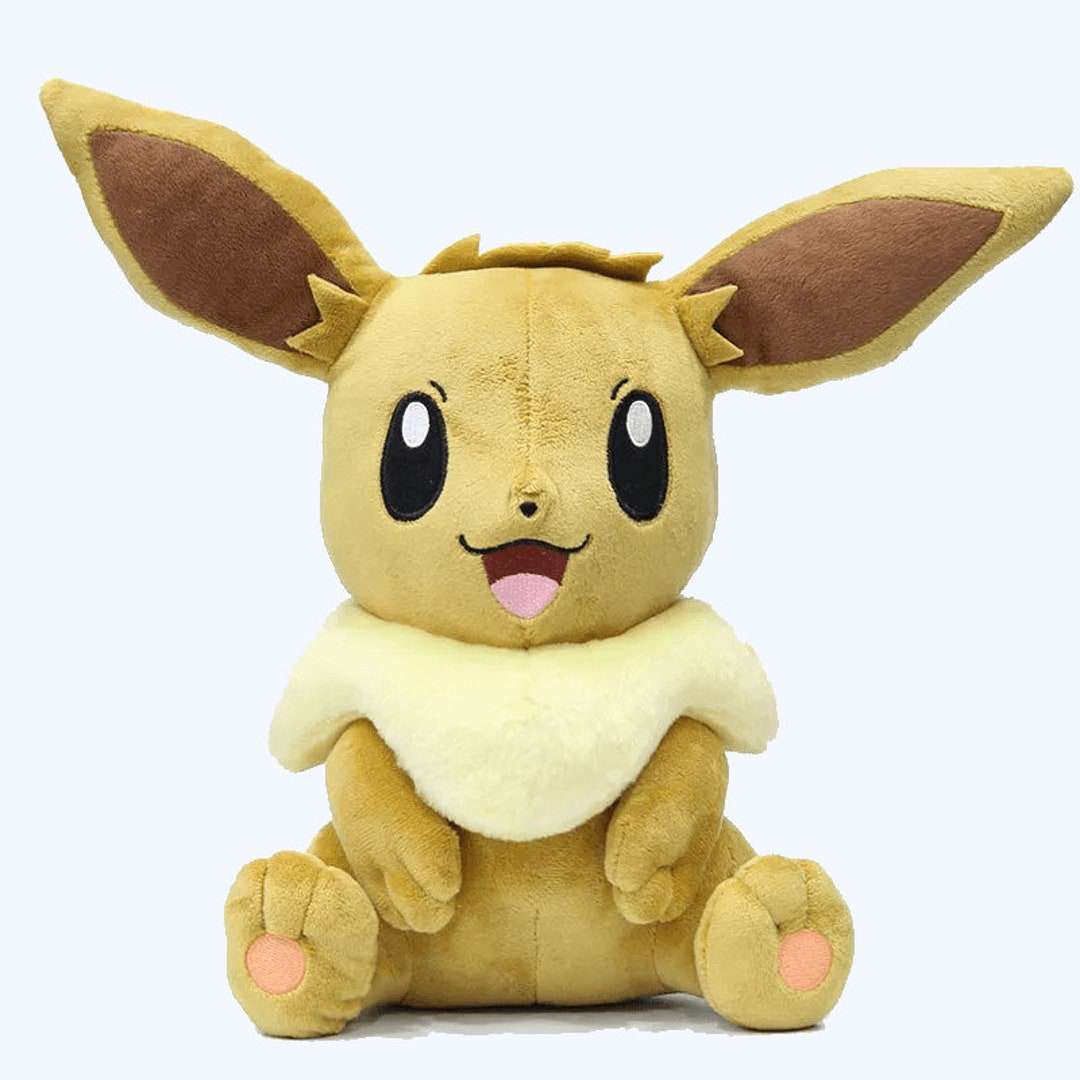 Pokemon Eevee Plush Toys Cartoon Cute Anime Elf Plush Doll - Etsy