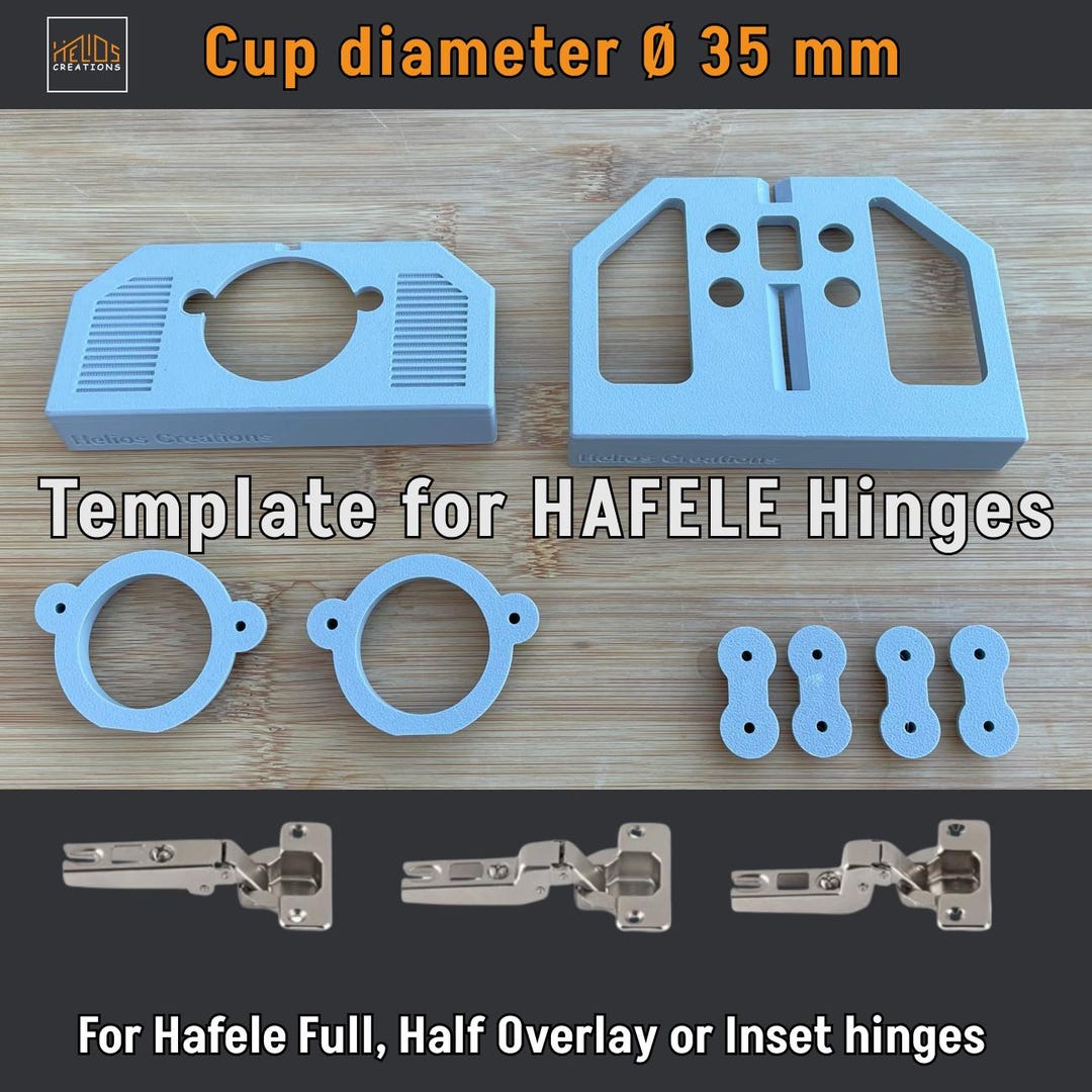 Jig, Template for Hafele Hinges Full Half Inset - Etsy