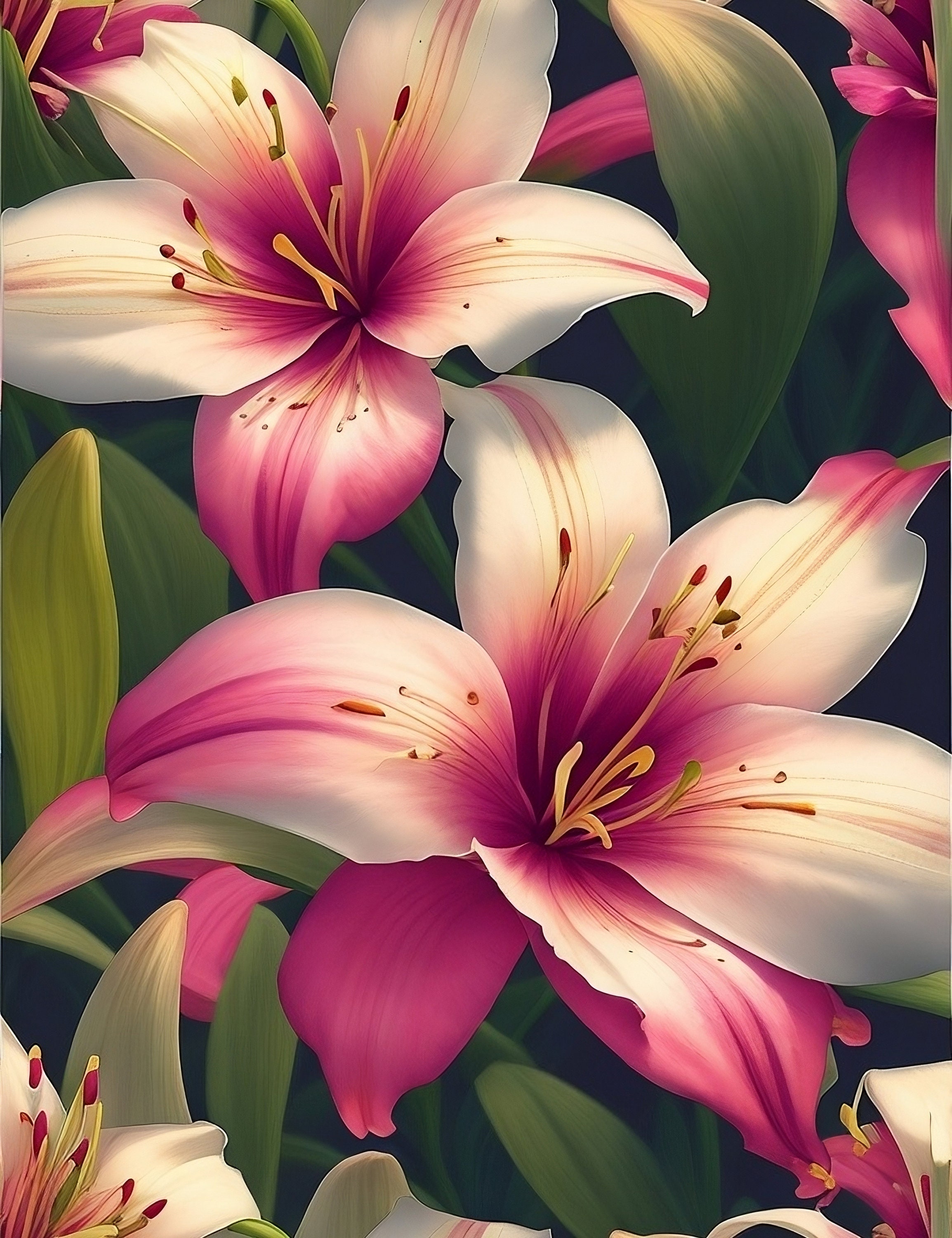 Digital Prints, Digital Images, Lily Flowers, Lilies, Art, Pictures - Etsy