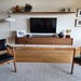 Walnut Floating Media Console - Etsy