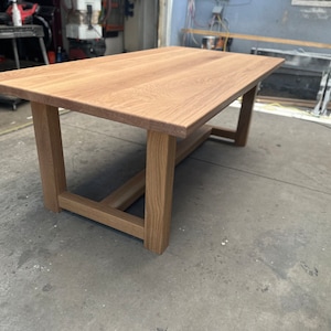 White Oak Dining Table - Etsy
