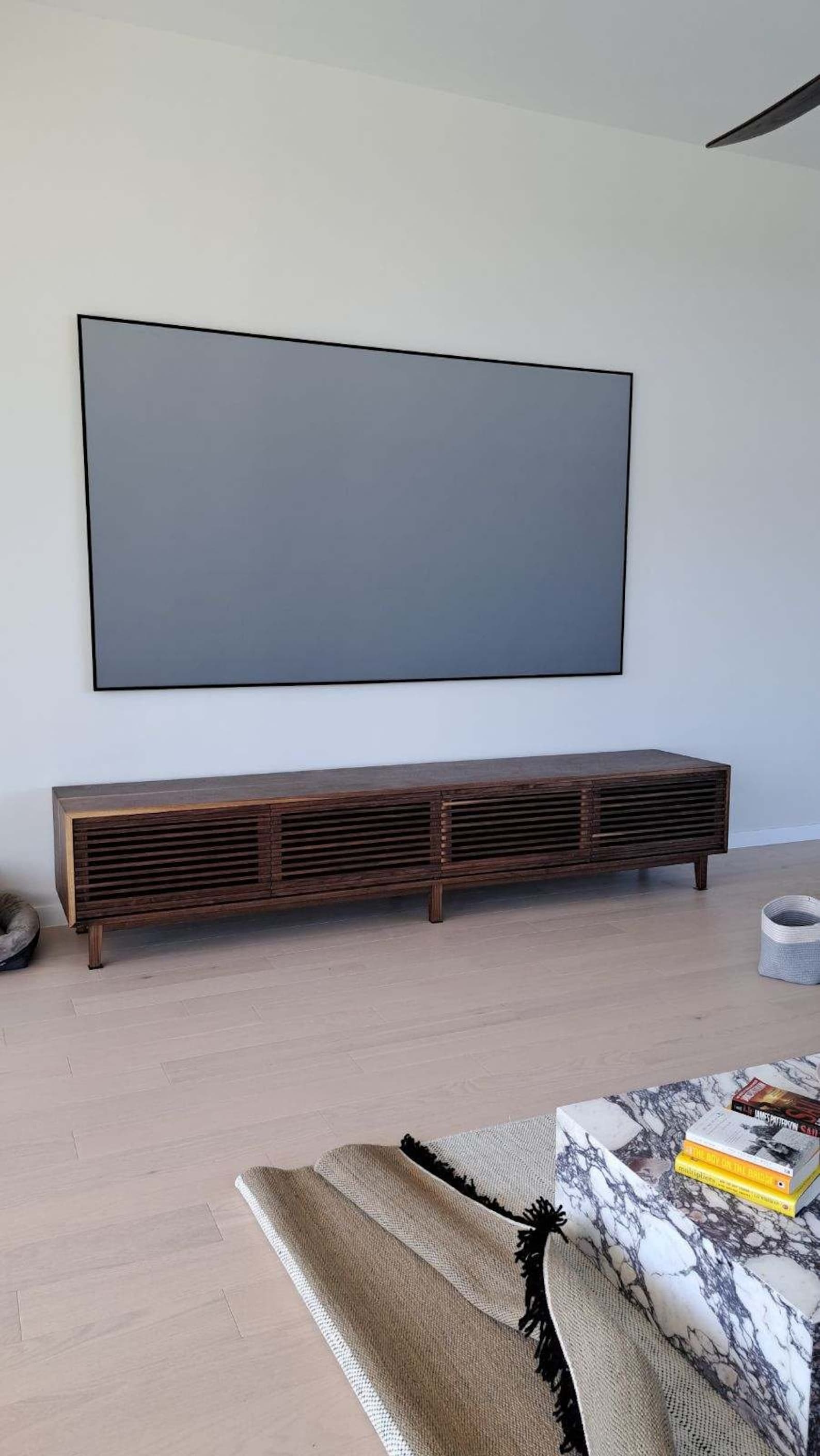 Slat Door Media Console - Etsy