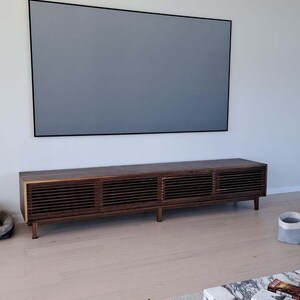 Slat Door Media Console - Etsy