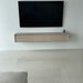 White Oak Floating Media Console - Etsy