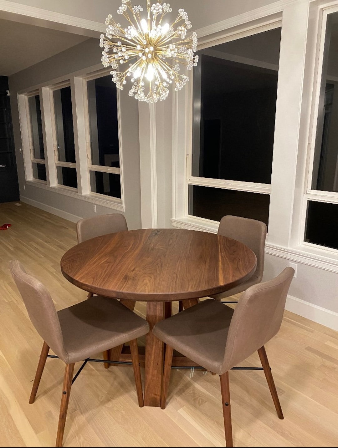 Walnut Dining Table - Etsy