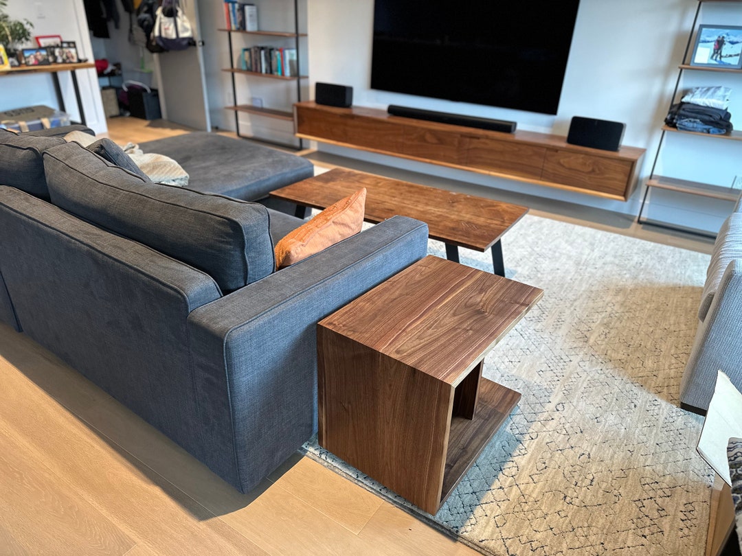 Walnut Side Tables - Etsy