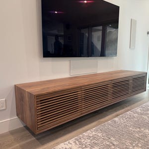 Slat Door Media Console - Etsy