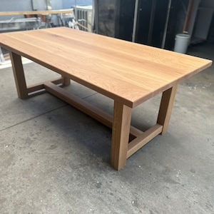 White Oak Dining Table - Etsy