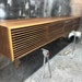 Slat Door Media Console - Etsy