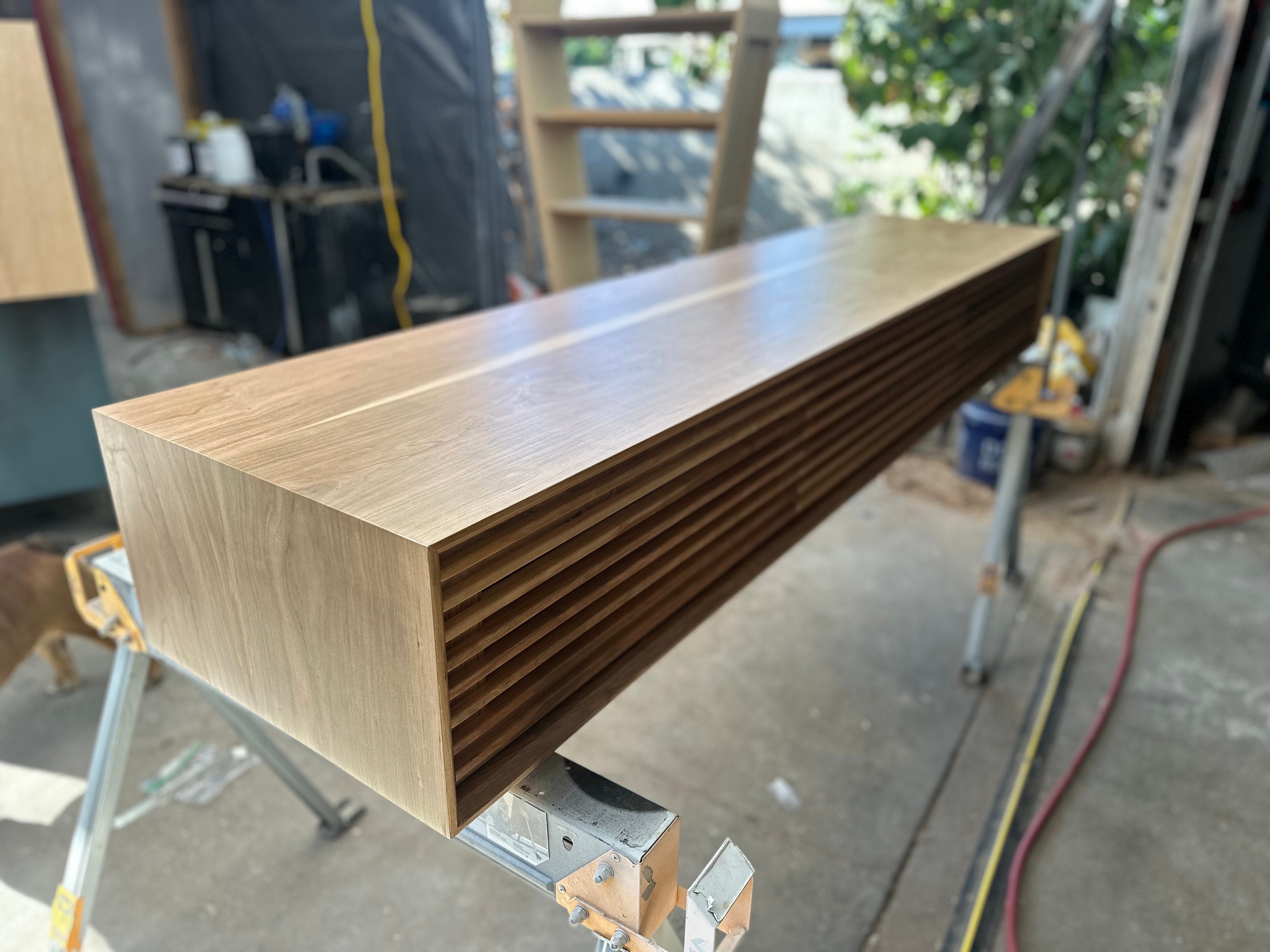 Slat Door Media Console - Etsy