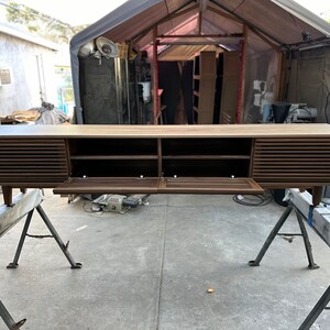 Slat Door Media Console - Etsy