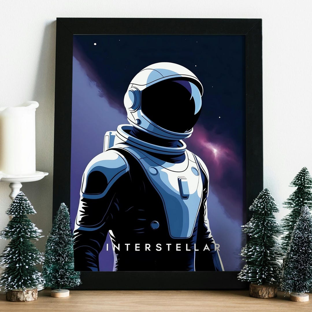 Interstellar Movie Poster | Printable Wall Art | Unique Interstellar ...