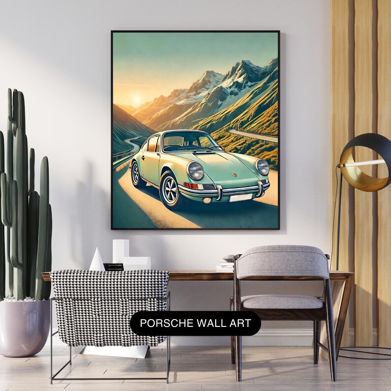 Porsche 911 Poster | Stunning Porsche Wall Art | Perfect Gifts for Him ...
