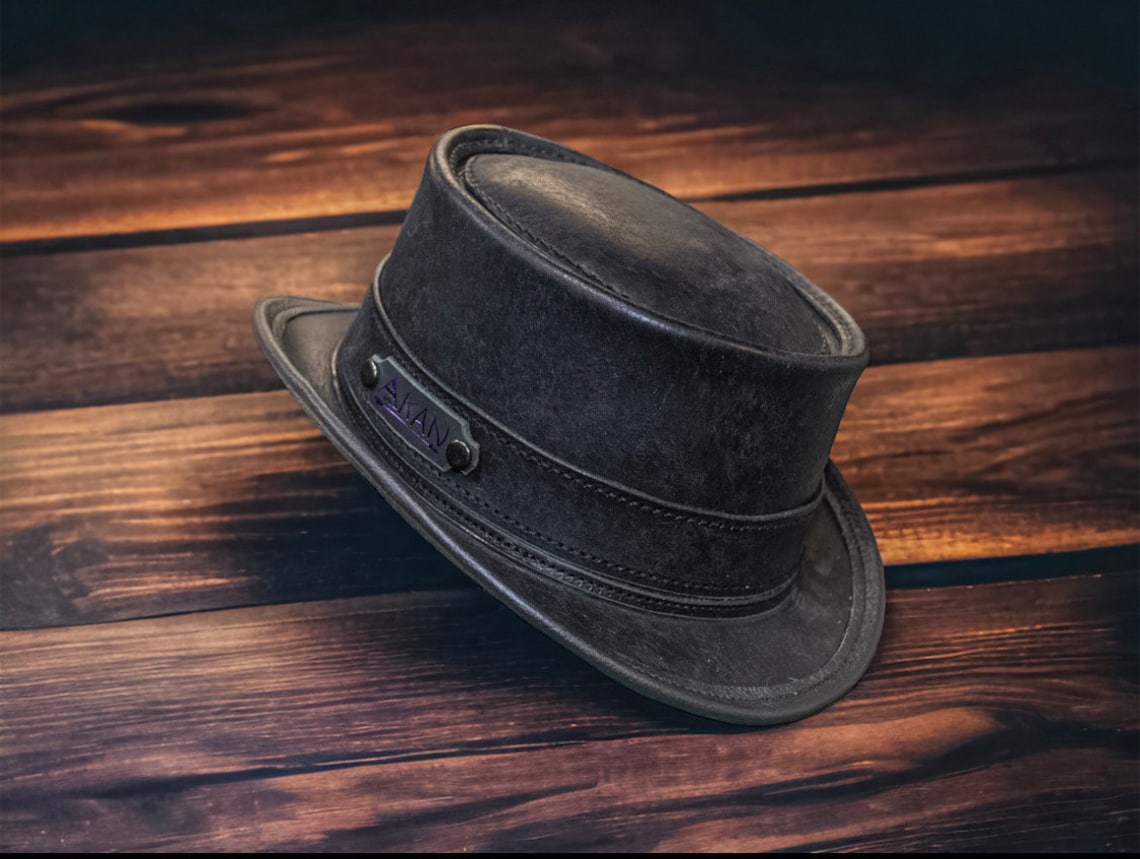 Custom Pork Pie “blackie” Hat - Etsy