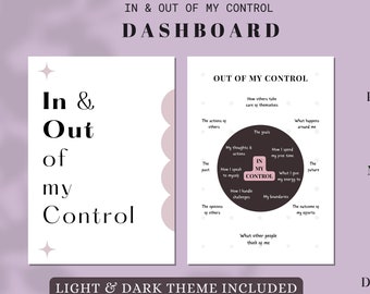 Affirmations Printable Planner Dashboard: Minimal Printable Inserts ...