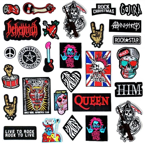 Rock Band Patches - Etsy