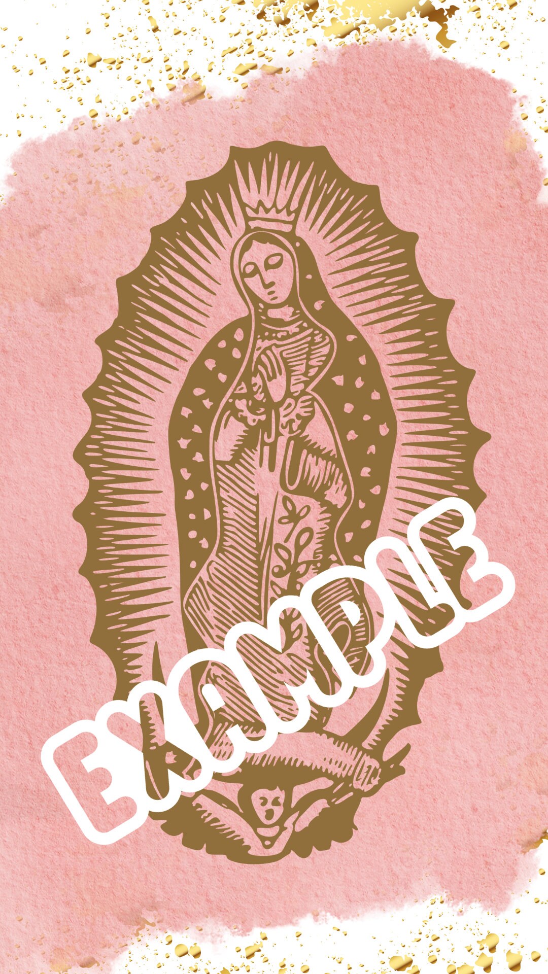 IPhone Wallpaper, Catholic, Digital Download, Our Lady of Guadalupe ...