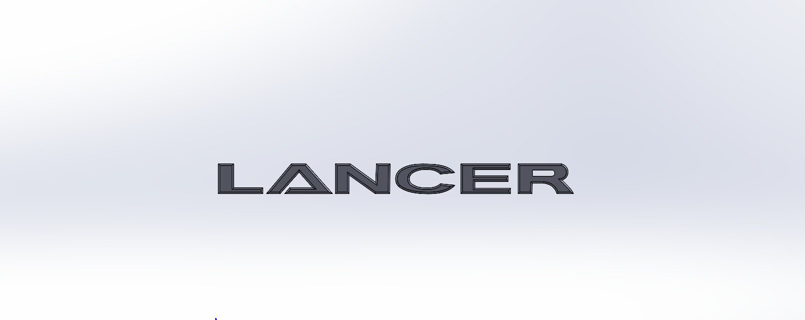 Mitsubishi Lancer Custom Emblem. 3D File Download. .STL Format I Can ...