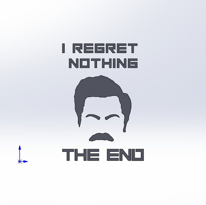 Ron Swanson Parks and Rec Show 3d Files Download. for 3d Printing or ...