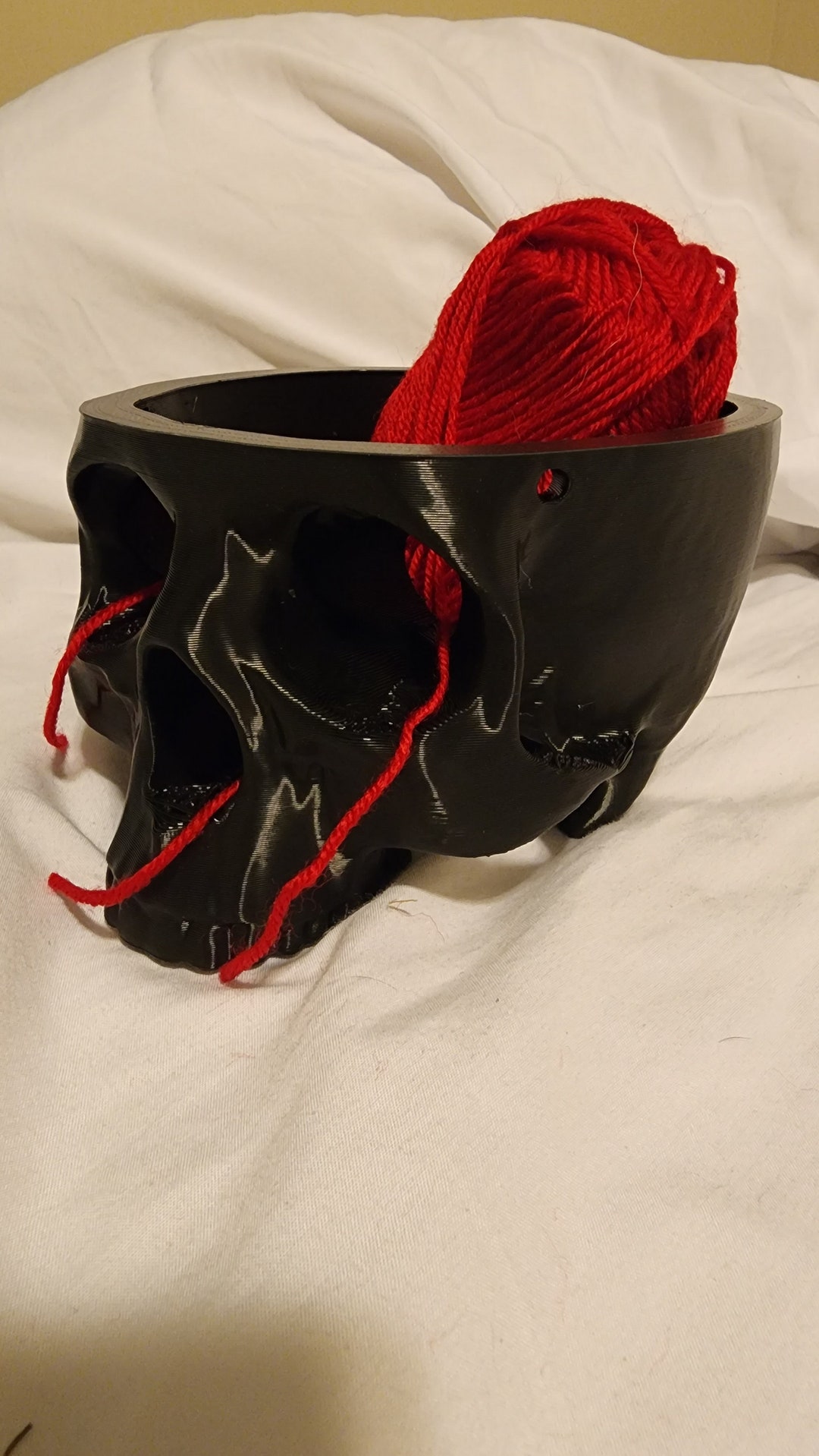 Skull Yarn Bowl, Decorative Skull Bowl 3d File - Etsy