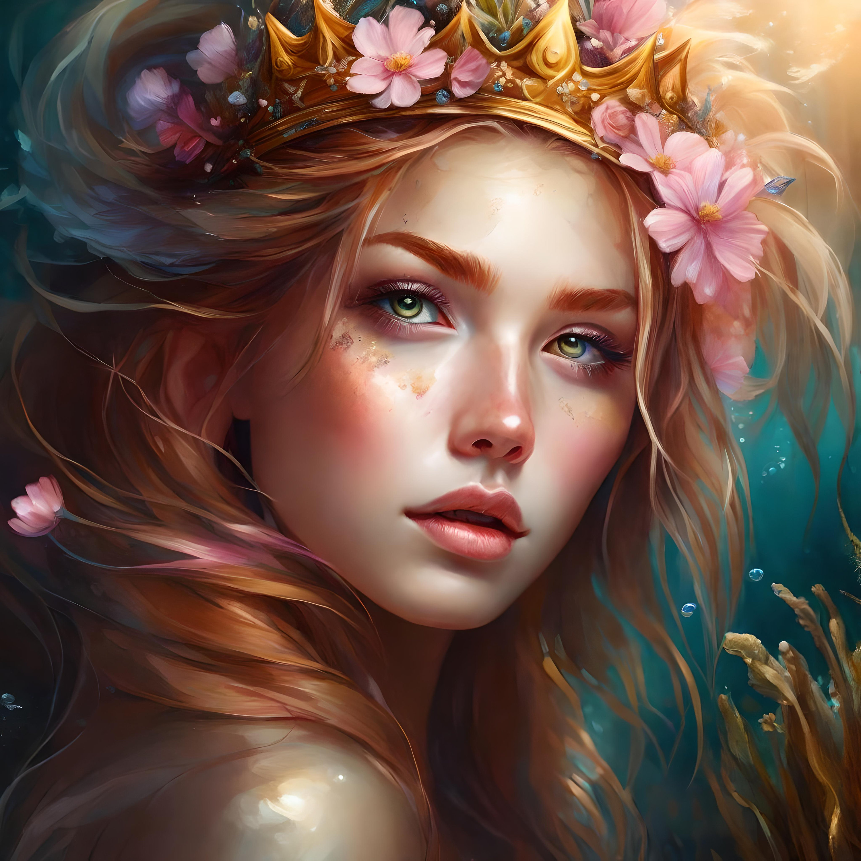 Princess Goddess of the Sea - Commercial Use - Etsy