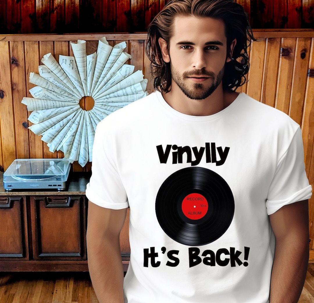 Vinyl Record T-shirt, Turntable Shirt, Retro Music Tee, Music Lover T ...